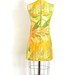 Vintage 1960s Dress / 60s Starburst Cotton Mini Dress / Yellow - Etsy