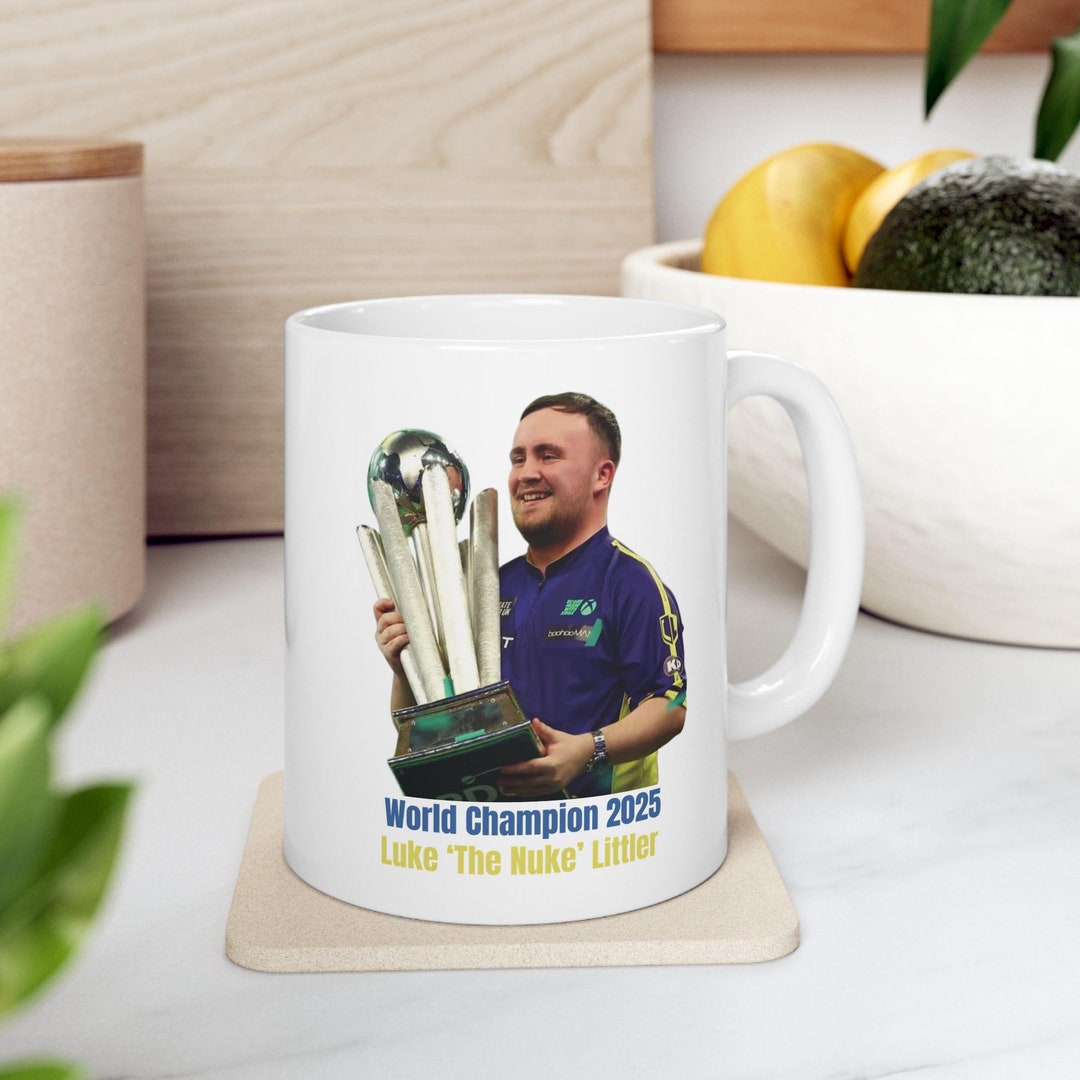 Darts Mug, Luke Littler World Champion 2025, Coffee Cup, Tea Mug ...