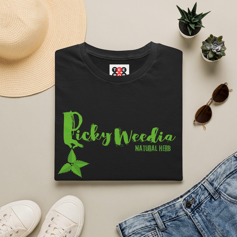 Picky Weedia Natural Herb T-shirt – Botanical Humor Top - Etsy