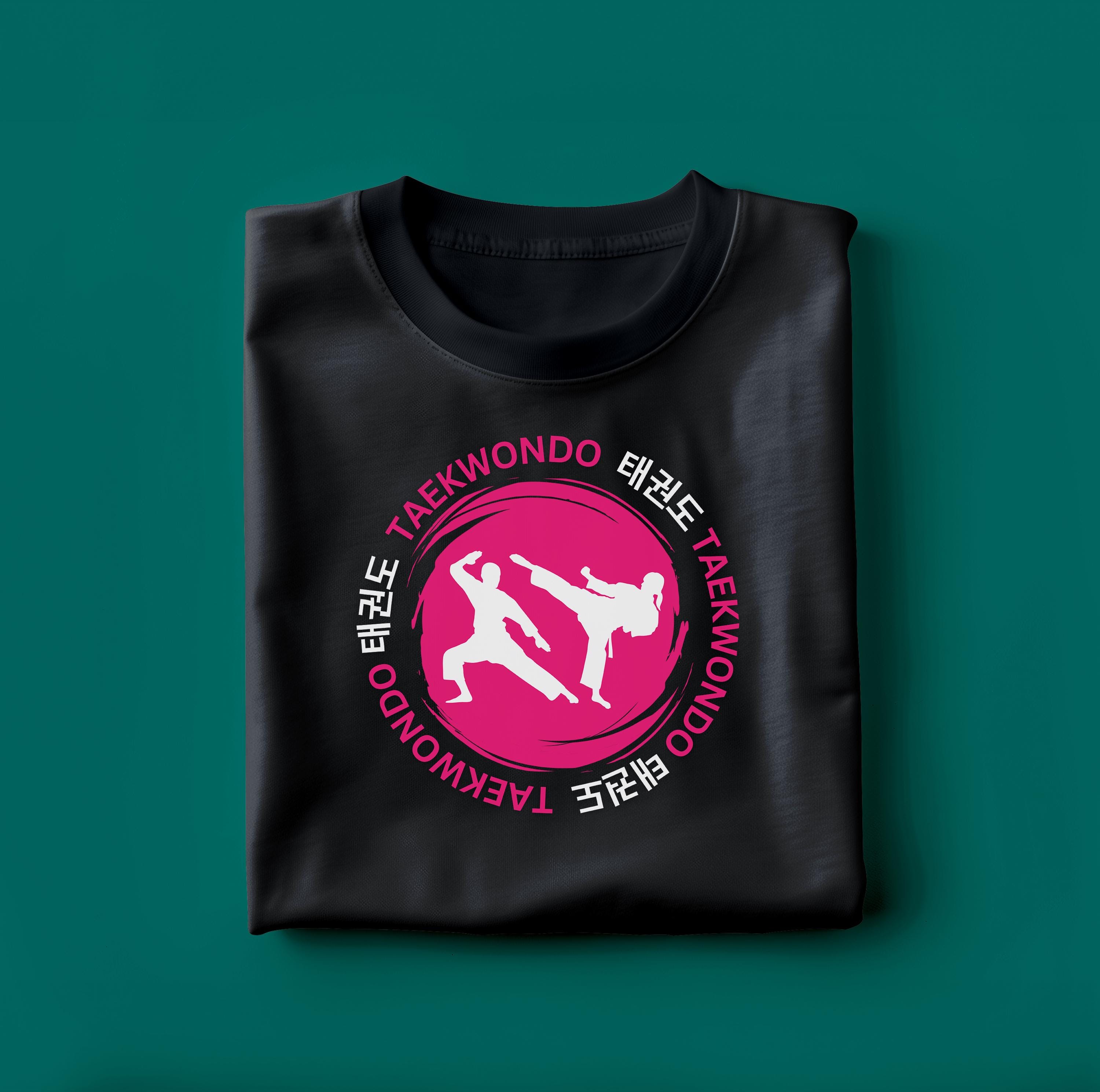 Taekwondo 태권도 Png, Kyorugi Png, 겨루기 Png, Sublimation Design, Pink White ...