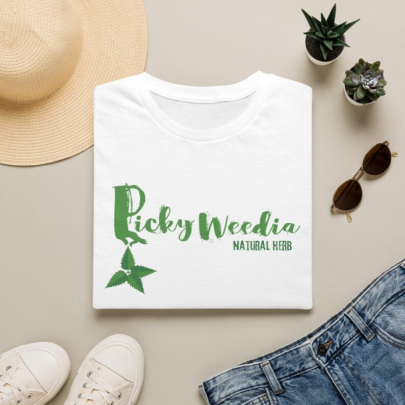 Picky Weedia Natural Herb T-shirt – Botanical Humor Top - Etsy