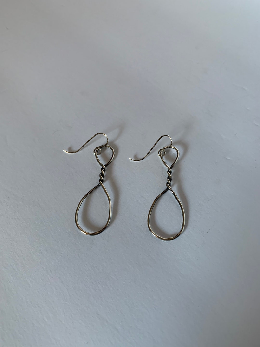 Twisted Loop Earrings - Etsy