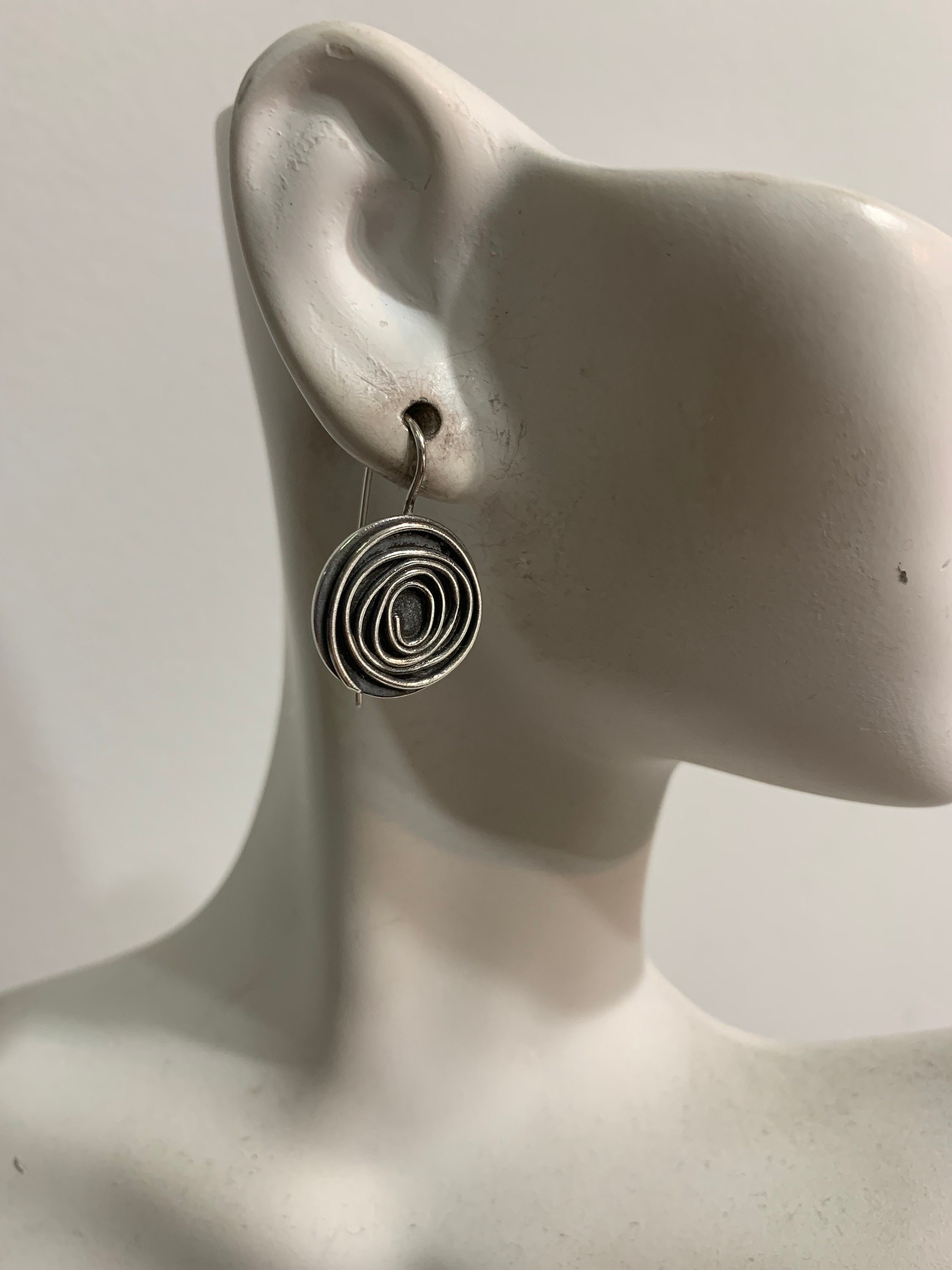 Mini Spiral Earrings - Etsy