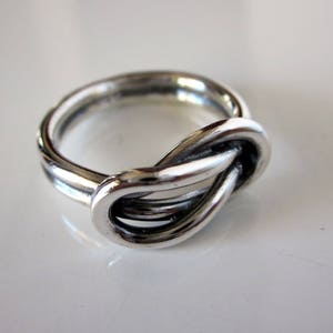 Infinity Love Knot Ring - Etsy