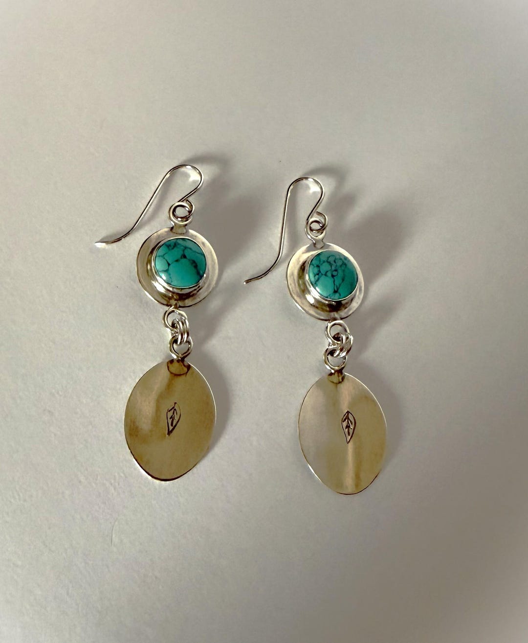Vein Turquoise Earrings - Etsy