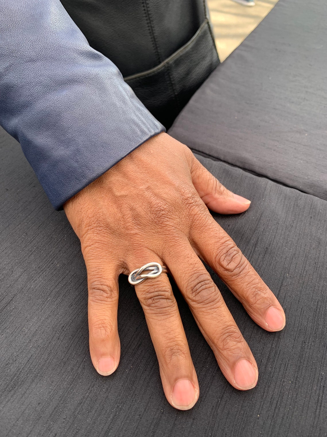 Infinity Love Knot Ring - Etsy