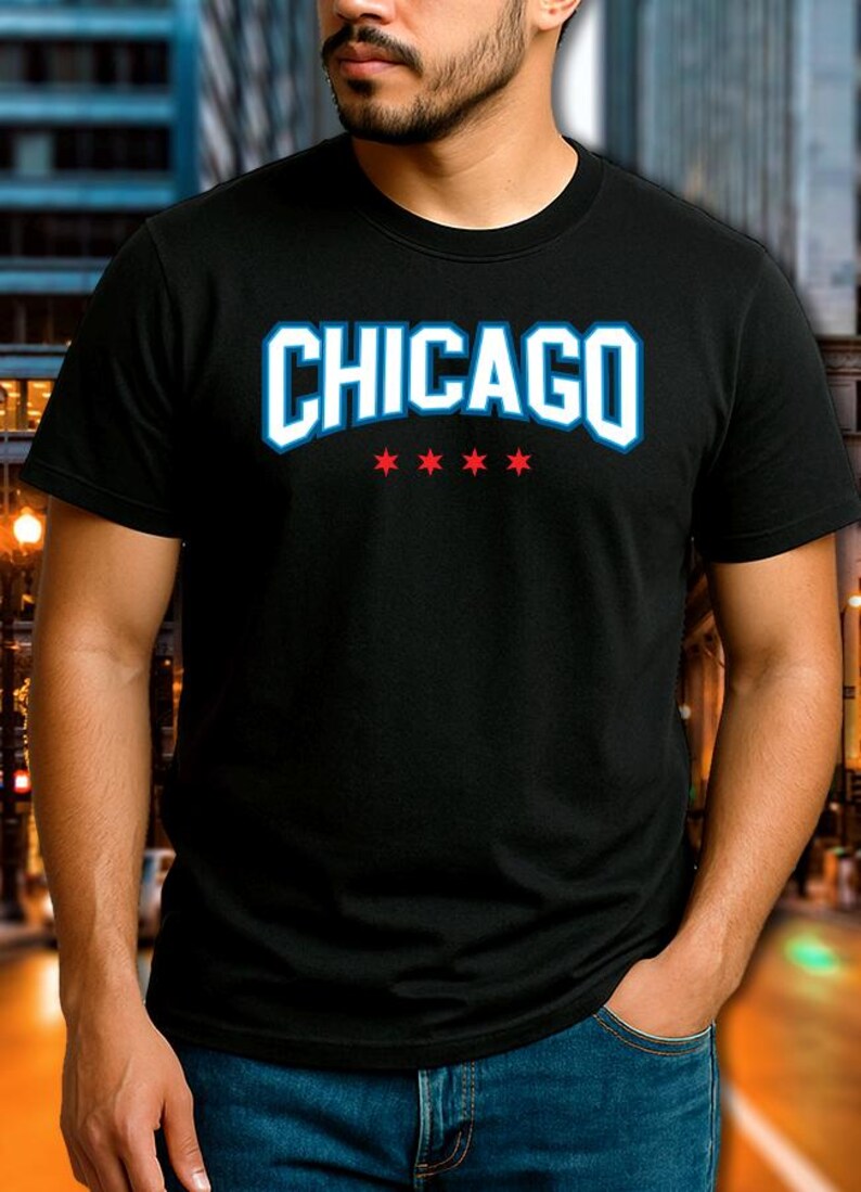 Chicago Block Style PNG Design-instant Download-300 DPI - Etsy