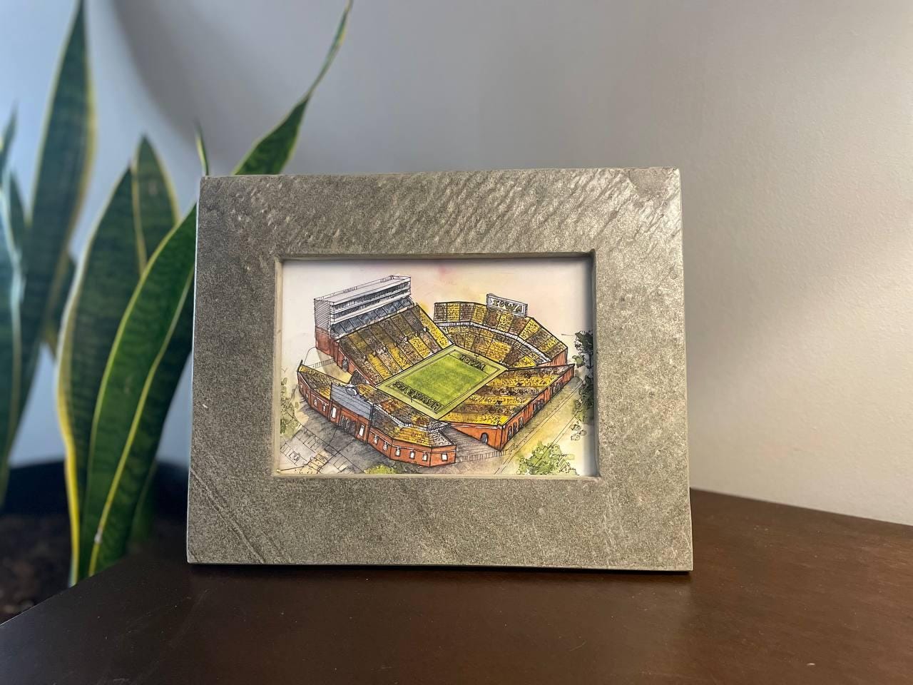 Kinnick Stadium Watercolor Print: Iowa Hawkeyes Football Art - Etsy