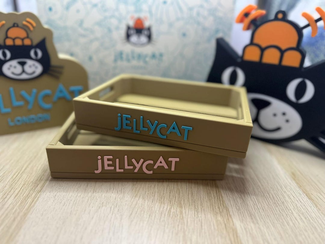 Jellycat Inspired Custom Display Crates 3D Printed Wood Effect Pick a ...