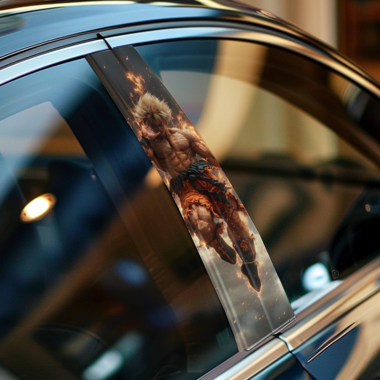 Custom Car Pillar Decal – Upload Your Art, Auto Exterior Sticker Wrap ...