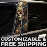 Car Doors Livery Pillar Decal Sticker Wrap, Car Decal for Side Pillars ...