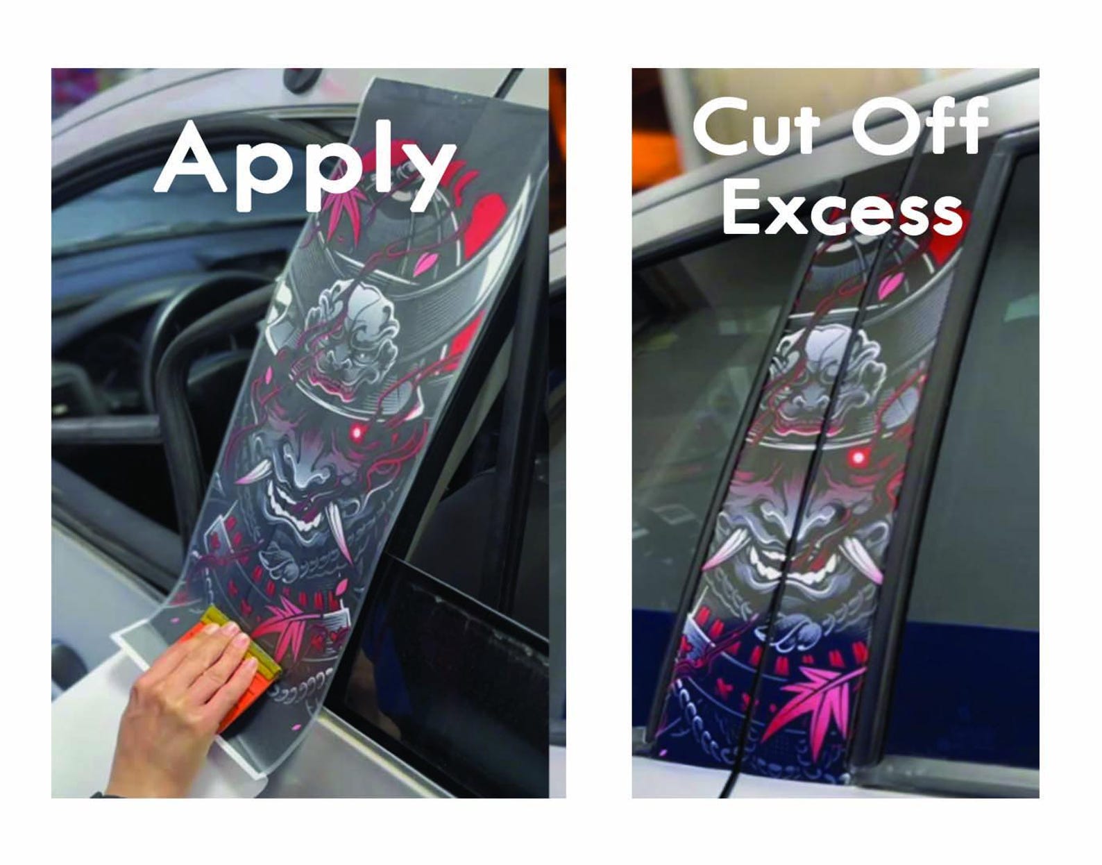 Car Pillar Custom Upload Art - Car Doors Livery Pillar Decal Sticker ...