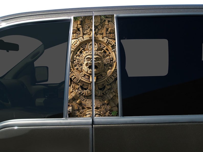 Custom Car Pillar Decal – Upload Your Art, Auto Exterior Sticker Wrap ...
