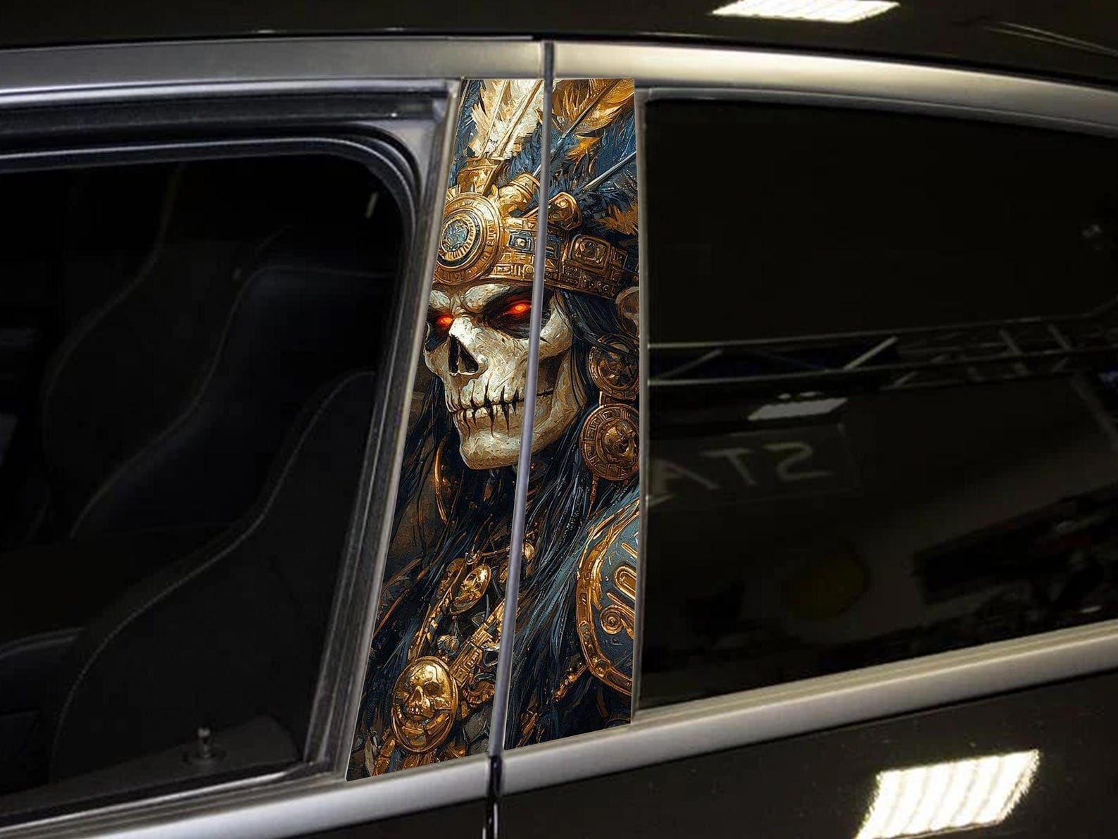 Custom Car Pillar Decal – Upload Your Art, Auto Exterior Sticker Wrap ...