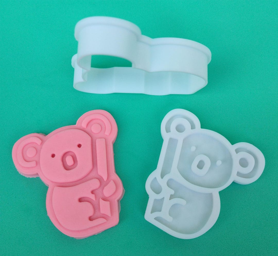Koala Cookie Cutter Cute Mold for Fondant, Clay, and Soap Fun and ...