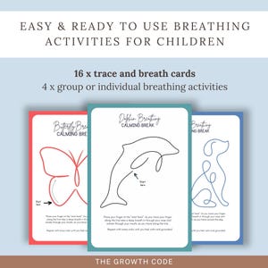 Mindfulness and Breathing Activity Cards | 20 Printable Calming ...