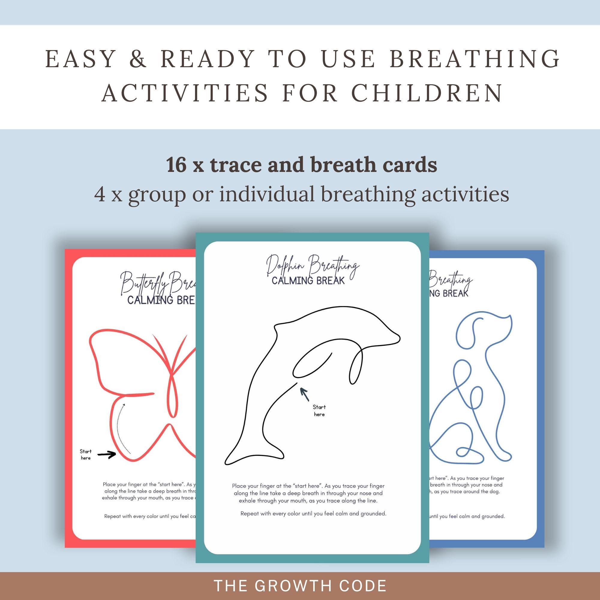 Mindfulness and Breathing Activity Cards | 20 Printable Calming ...