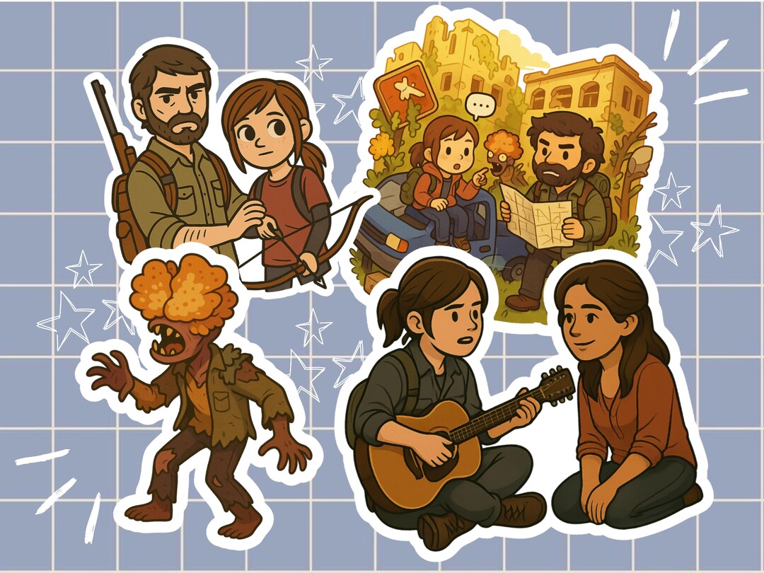 The Last of Us Vinyl Sticker – Glossy Waterproof Single Stickers for ...