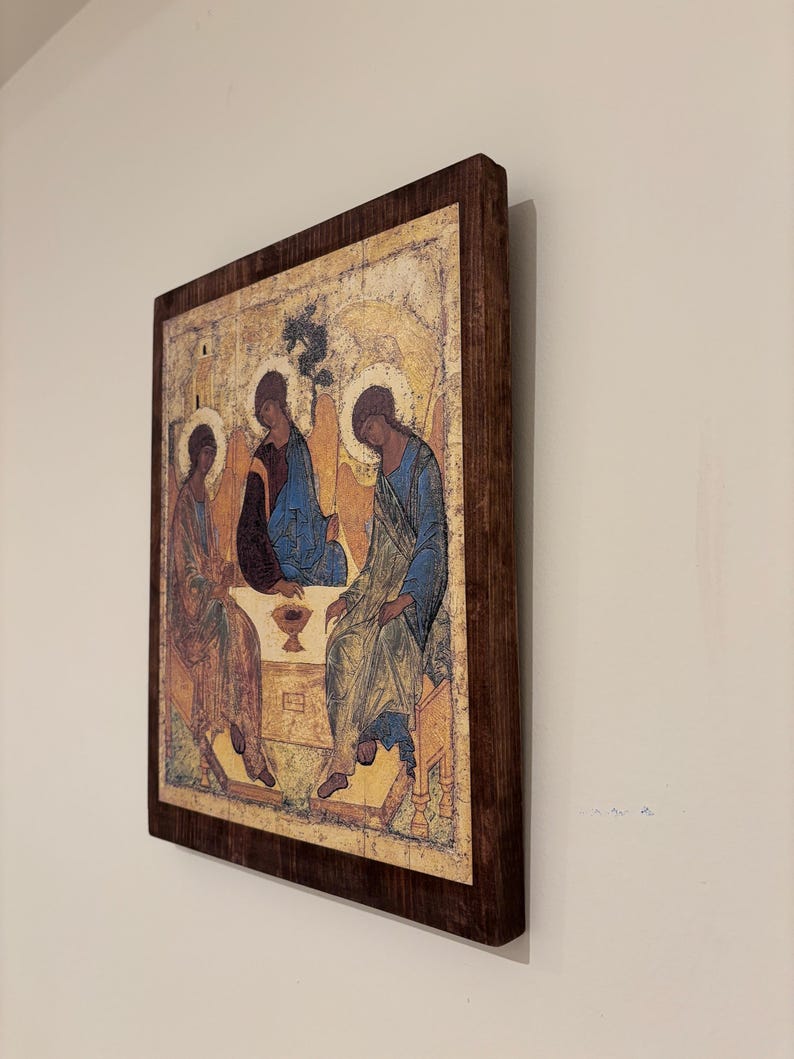 Hospitality of Abraham Icon, the Holy Trinity Icon Depiction by Andrei ...