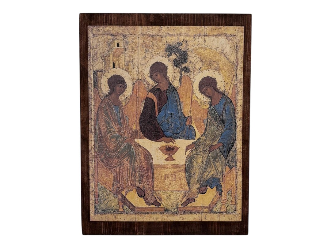 Hospitality of Abraham Icon, the Holy Trinity Icon Depiction by Andrei ...