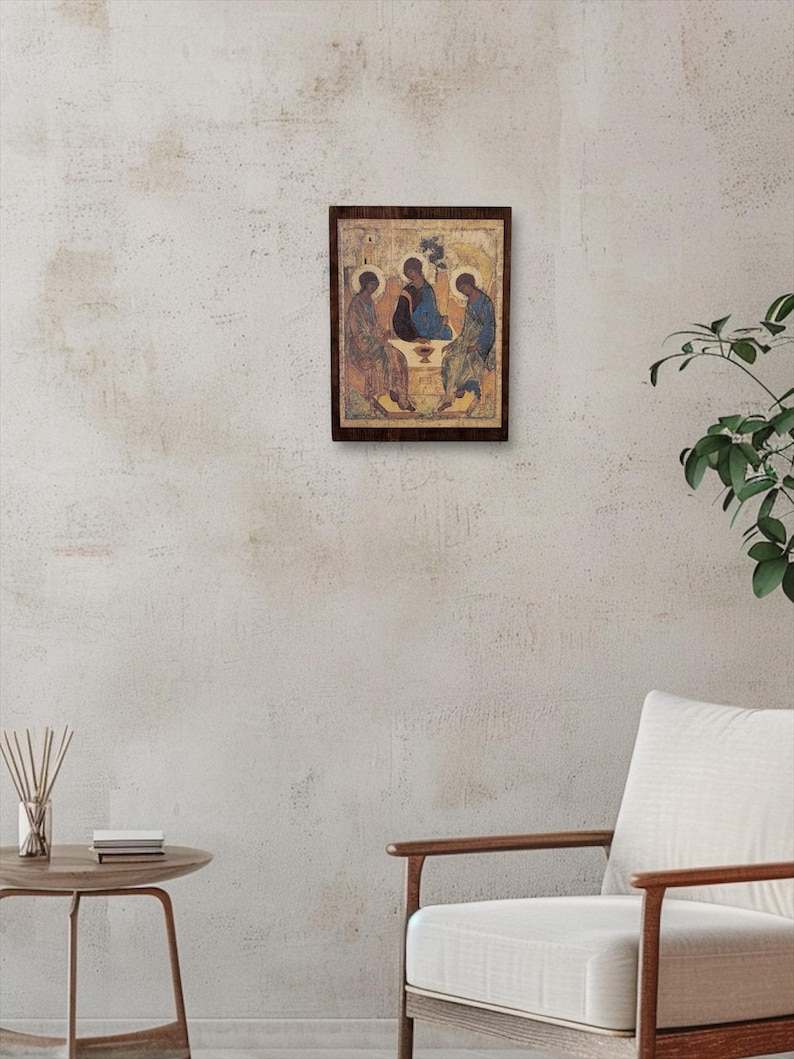 Hospitality of Abraham Icon, the Holy Trinity Icon Depiction by Andrei ...
