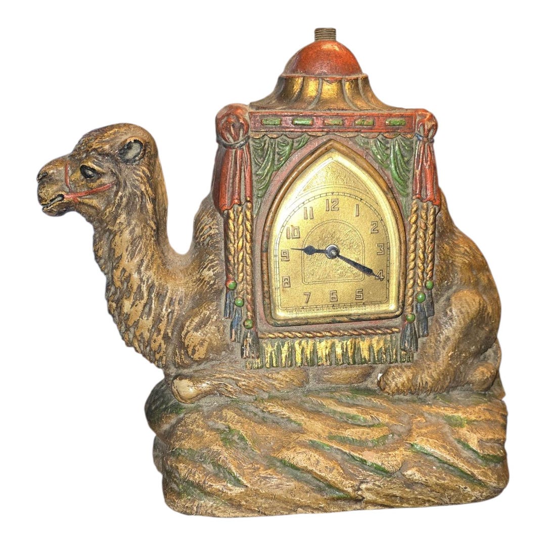 1920s Camel Figural Clock: James Davis Advertising Collectible - Etsy
