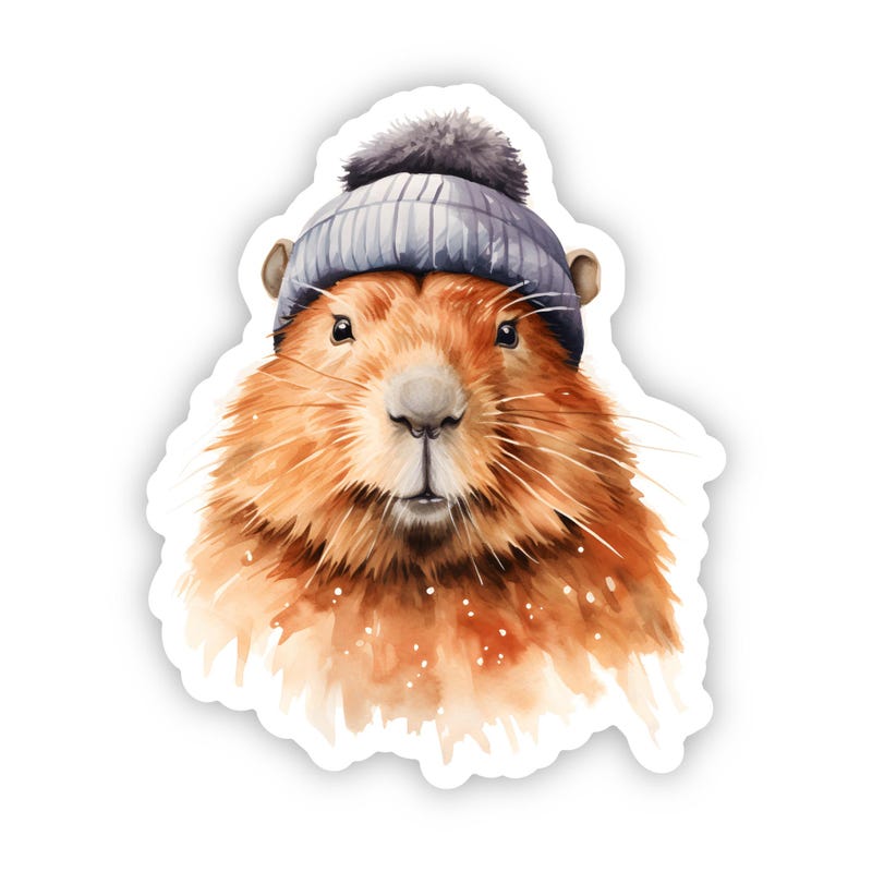 Unique Capybara Stickers - Etsy
