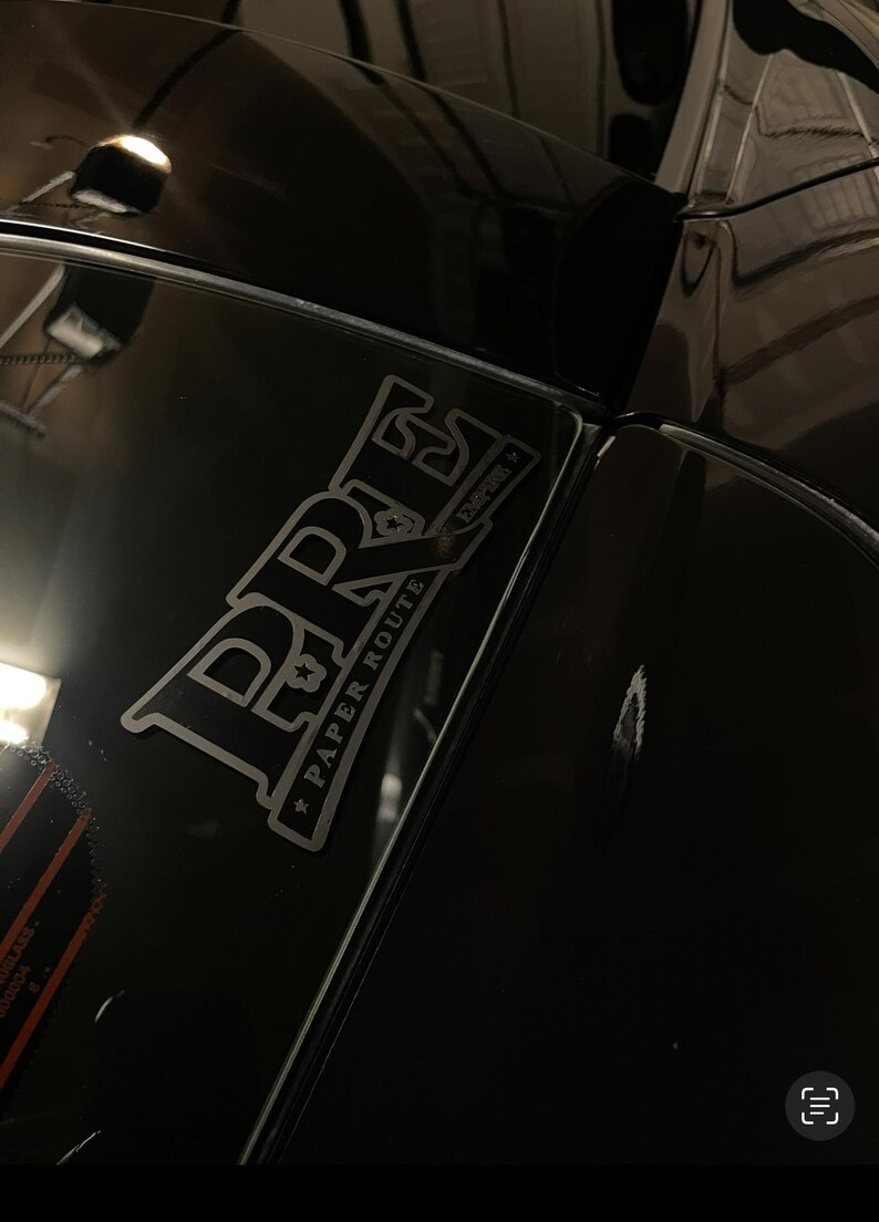 Matte & Gloss Black PRE Decal - Etsy