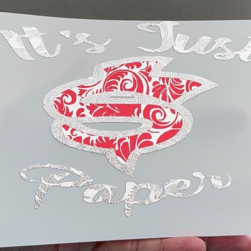 Its Just Paper Decal - Etsy