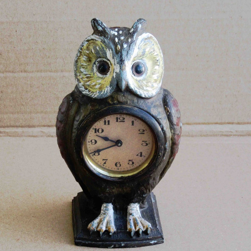 Owl Clock - Etsy
