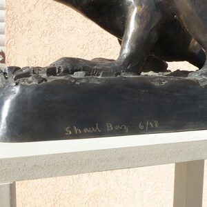 Samson the Hero and the Lion, a Bronze Sculpture - Etsy