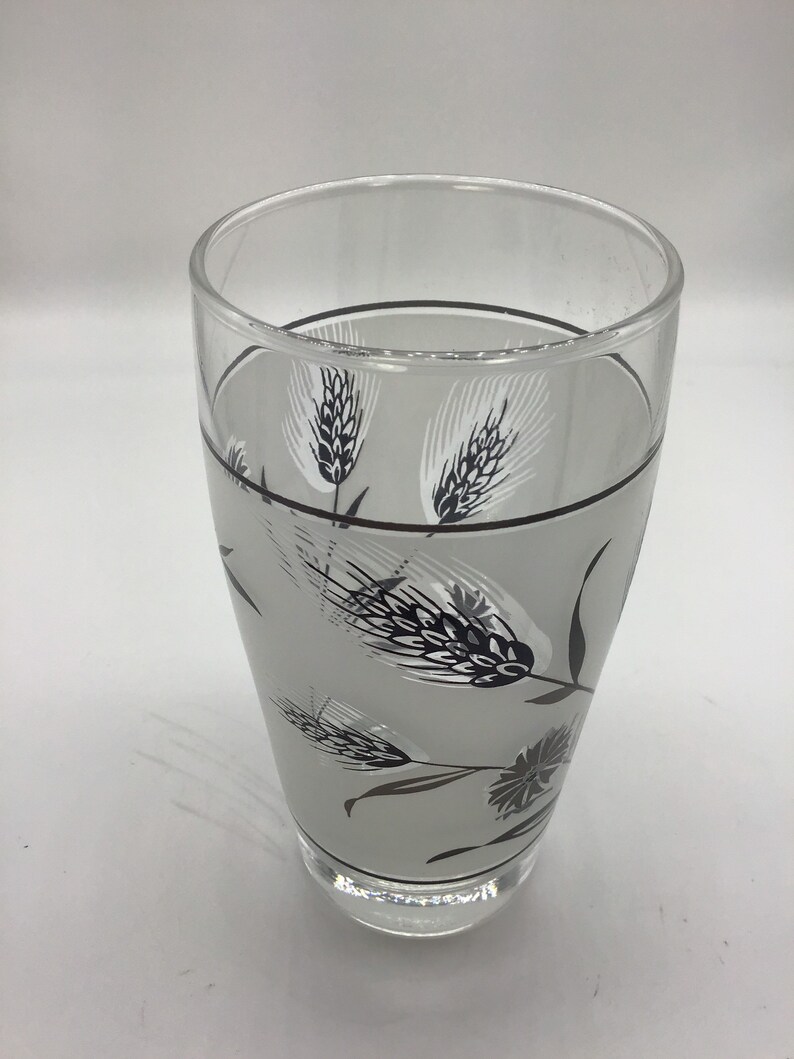 1960s Libby Glasses Mid Century Modern Frosted Starlyte and Frosted ...