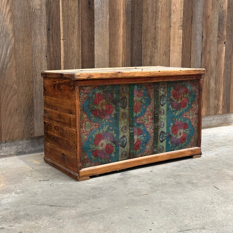 1960s Hand-painted Peacock Hope Chest: Vintage Floral Trunk - Etsy
