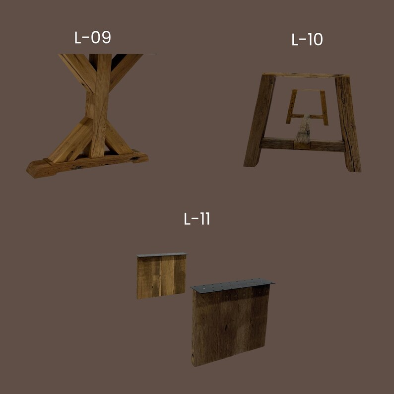 Live Edge Reclaimed Oak Dining Table, Rustic Handmade X-leg Table ...