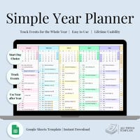 Year Planner - Etsy