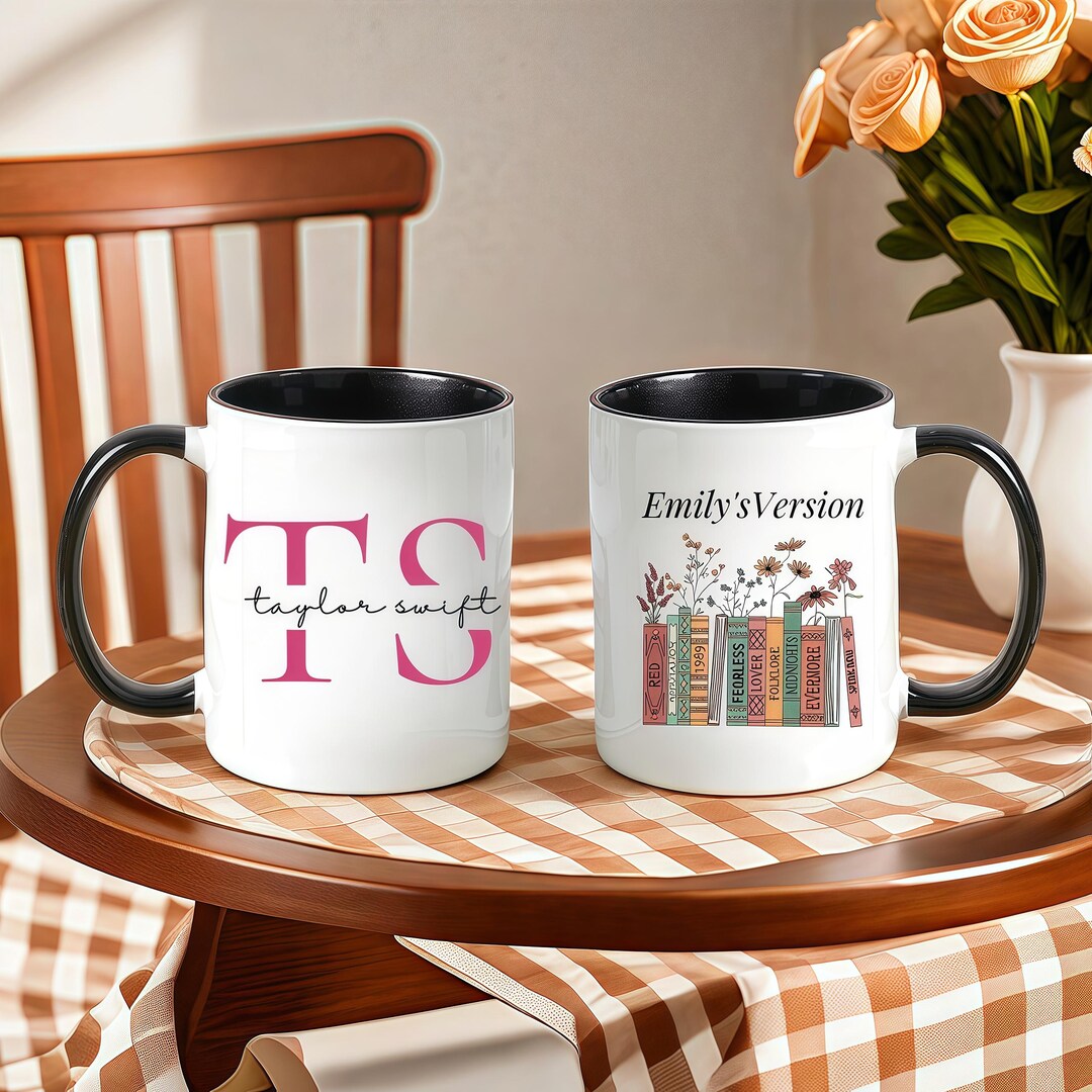 Personalized Taylor Swift Mug, Custom Swift Album Gifts, Music Albums ...