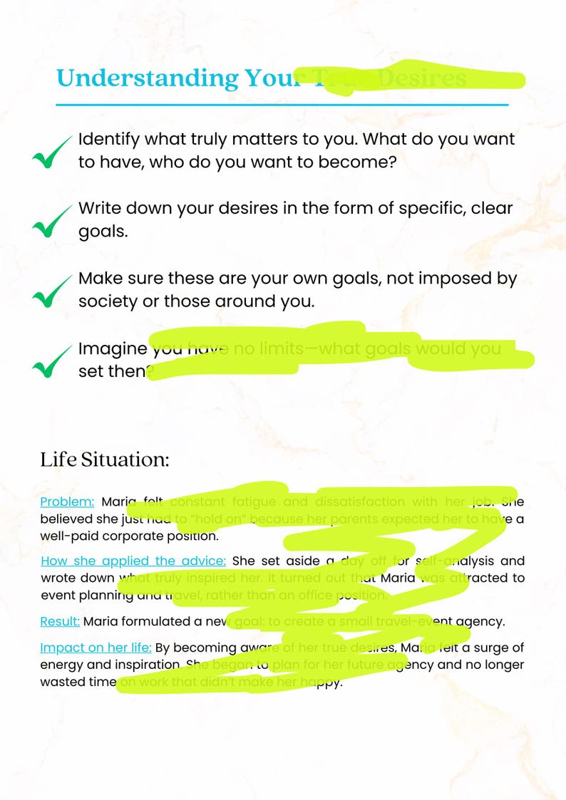 Success Mindset Checklist | Goal Setting - Motivation Guide | Personal ...