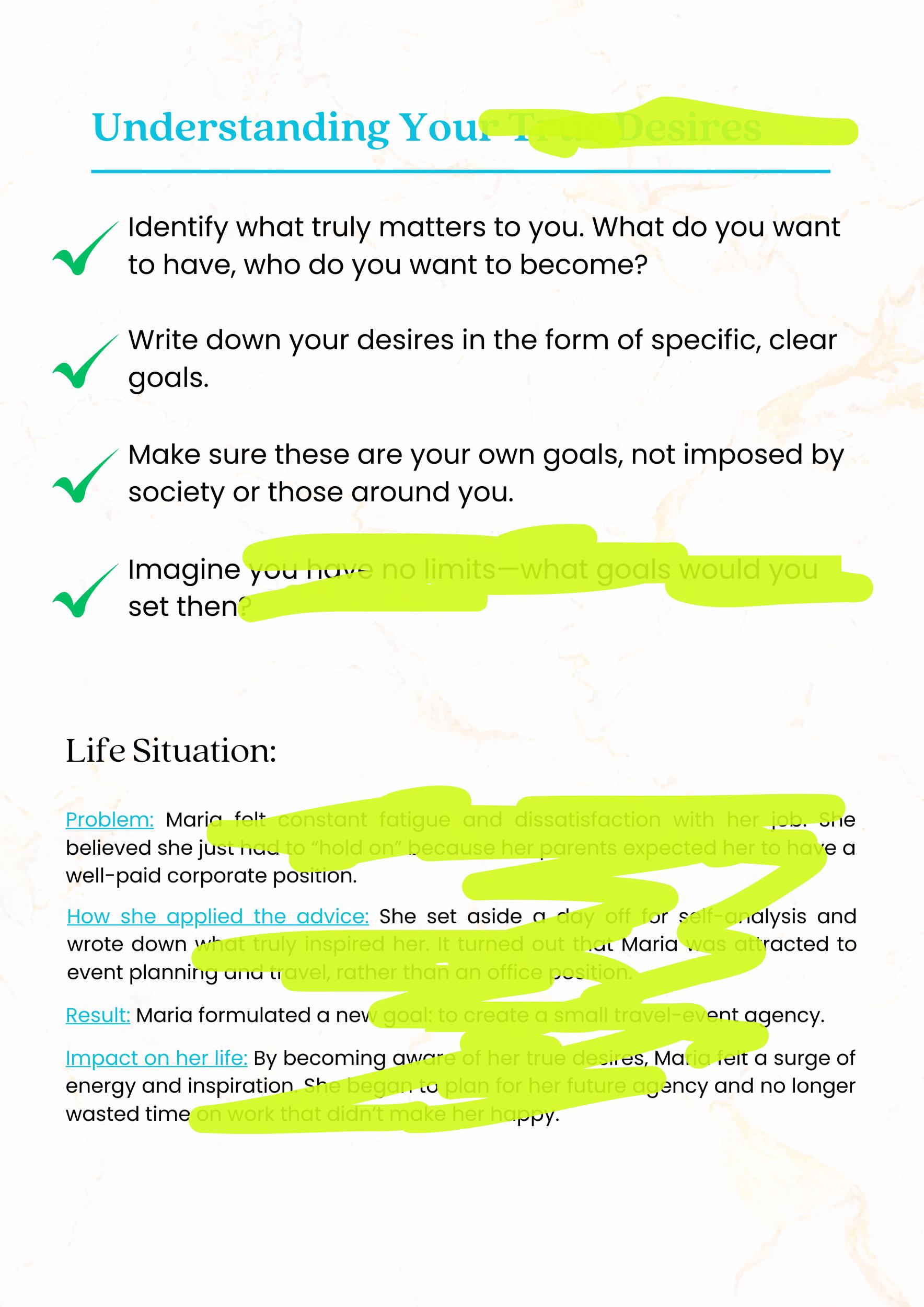 Success Mindset Checklist | Goal Setting - Motivation Guide | Personal ...