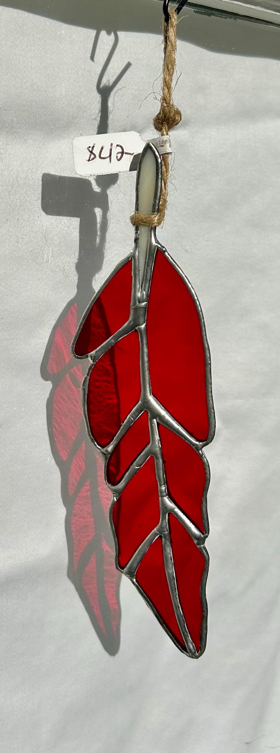 Stained Glass Feather - Etsy
