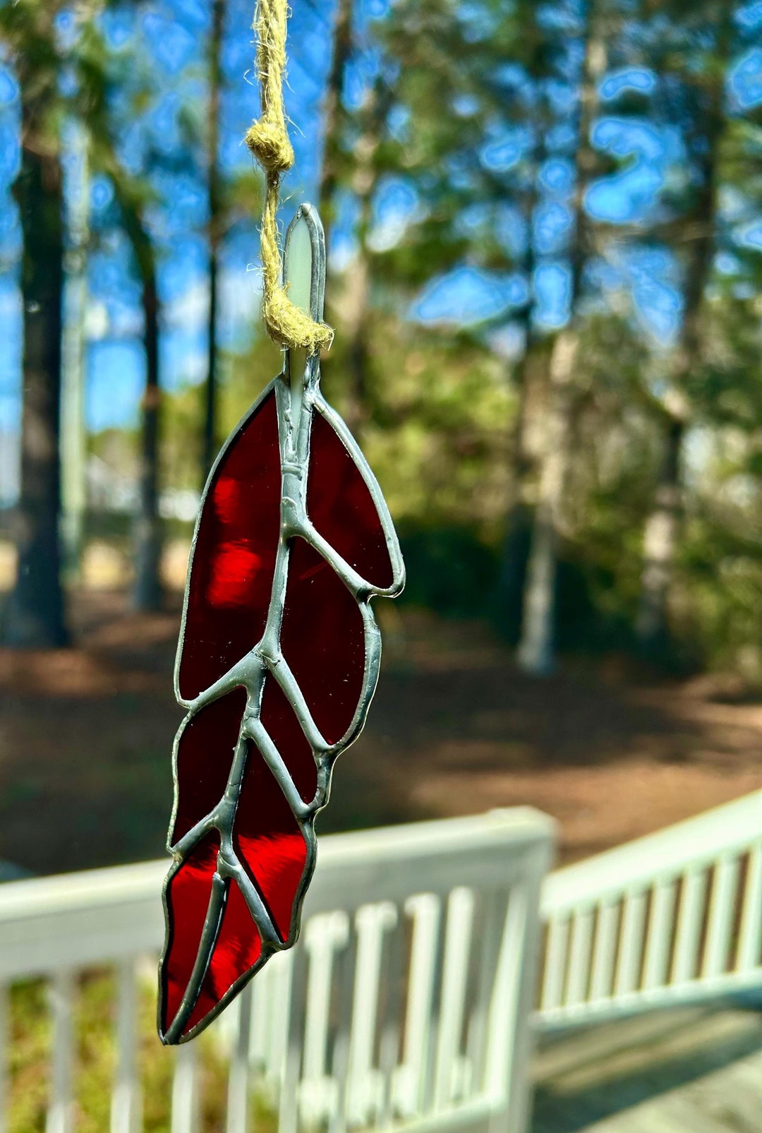 Stained Glass Feather - Etsy