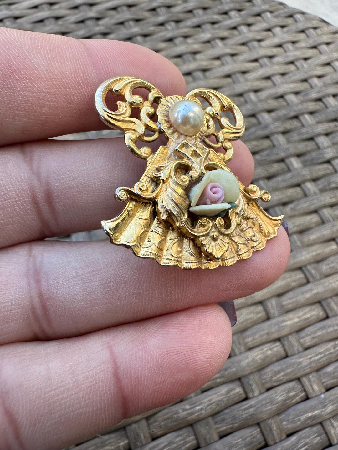 Vintage Jane 1998 AOL Collectible Brooch, Nurse Angel Brooch Pin With ...