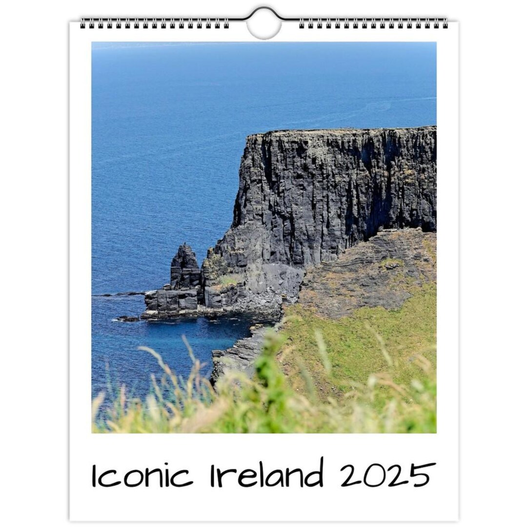 Iconic Ireland 2025 - Single Sided Letter Size Wall Calendars 2025 (US ...