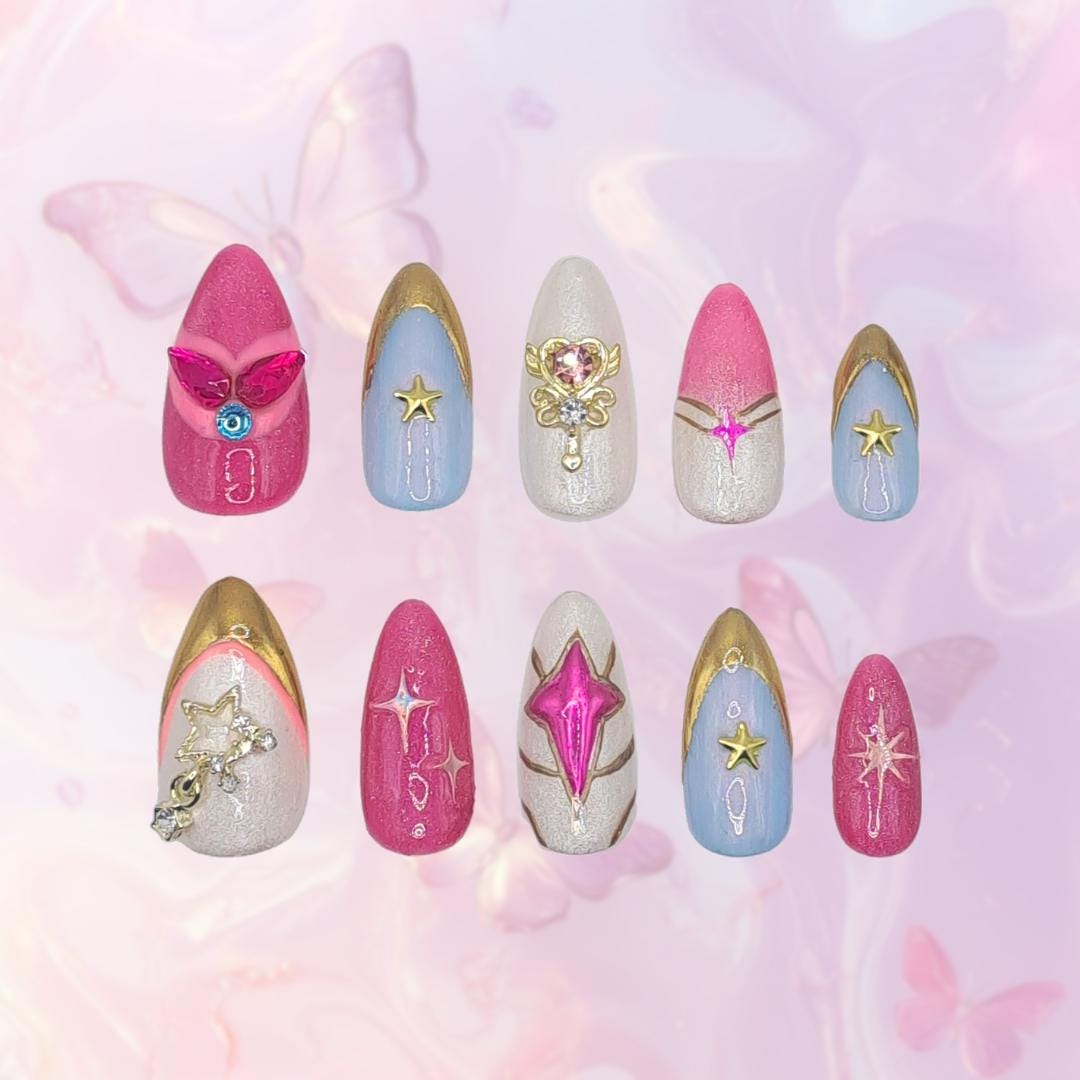 Star Guardian Kai'sa Press on Nails | League of Legends Inspired | Kai ...