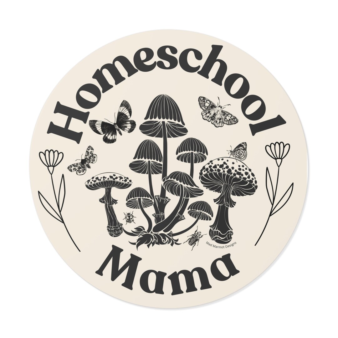 Homeschool Mama Car Decal Indoor/outdoor Use - Etsy