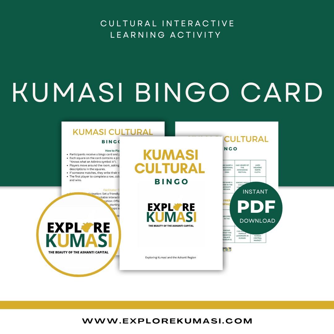 Cultural Kumasi Bingo Game | Interactive Learning Activity | Printable ...