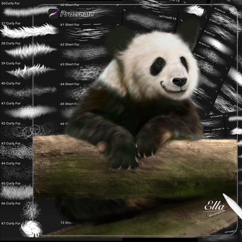 Procreate Brush Set for Pet Portraits | Realistic Fur Detail | Animal ...