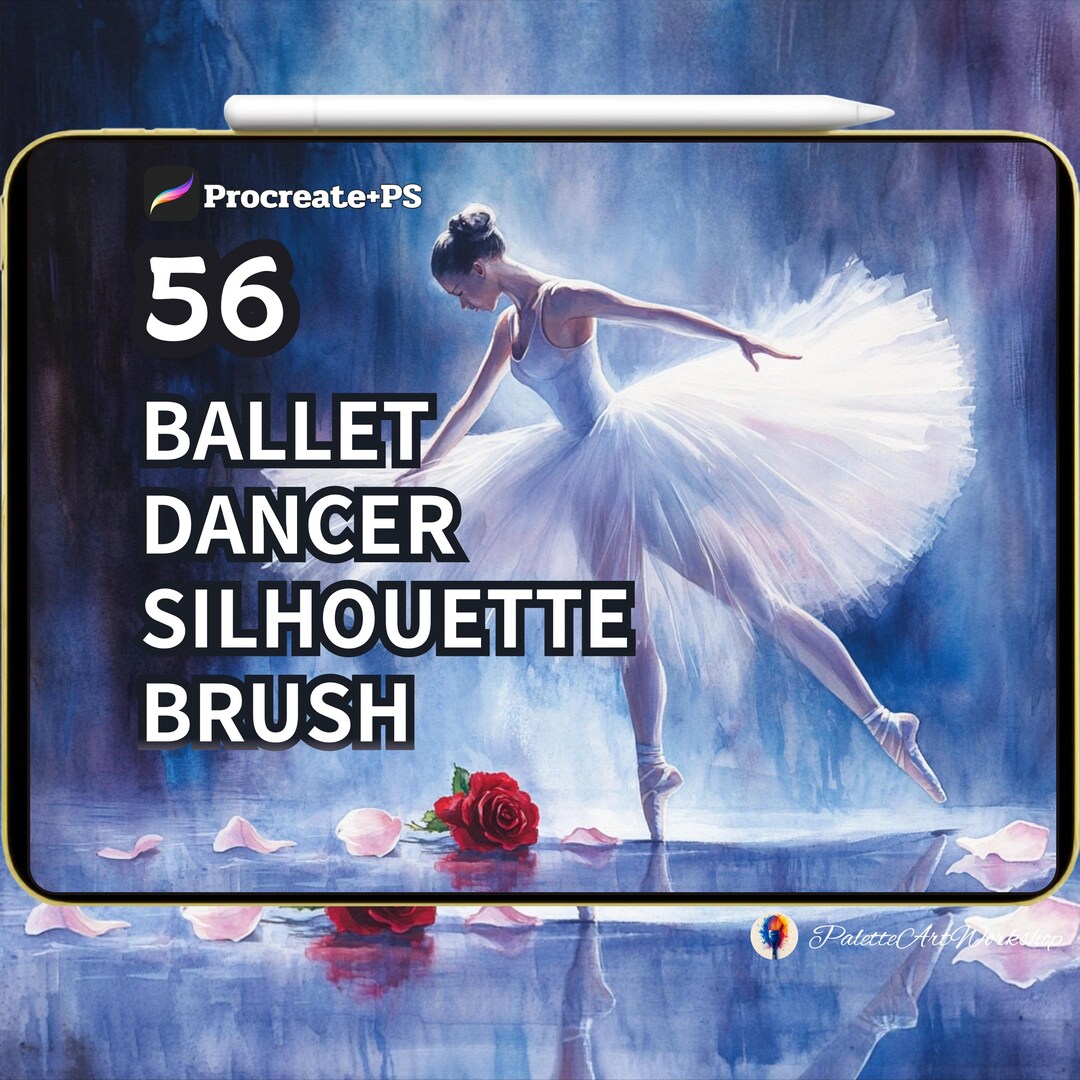56 BALLET DANCER SILHOUETTE – Procreate Ballet Dancer Silhouette Brush ...