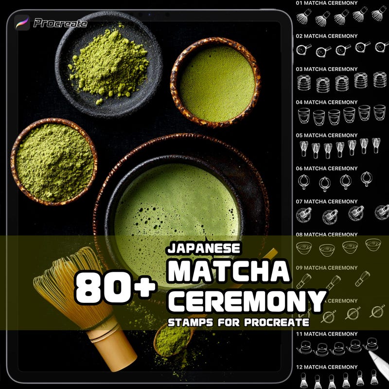 Japanese Tea Set Drawing - Etsy UK