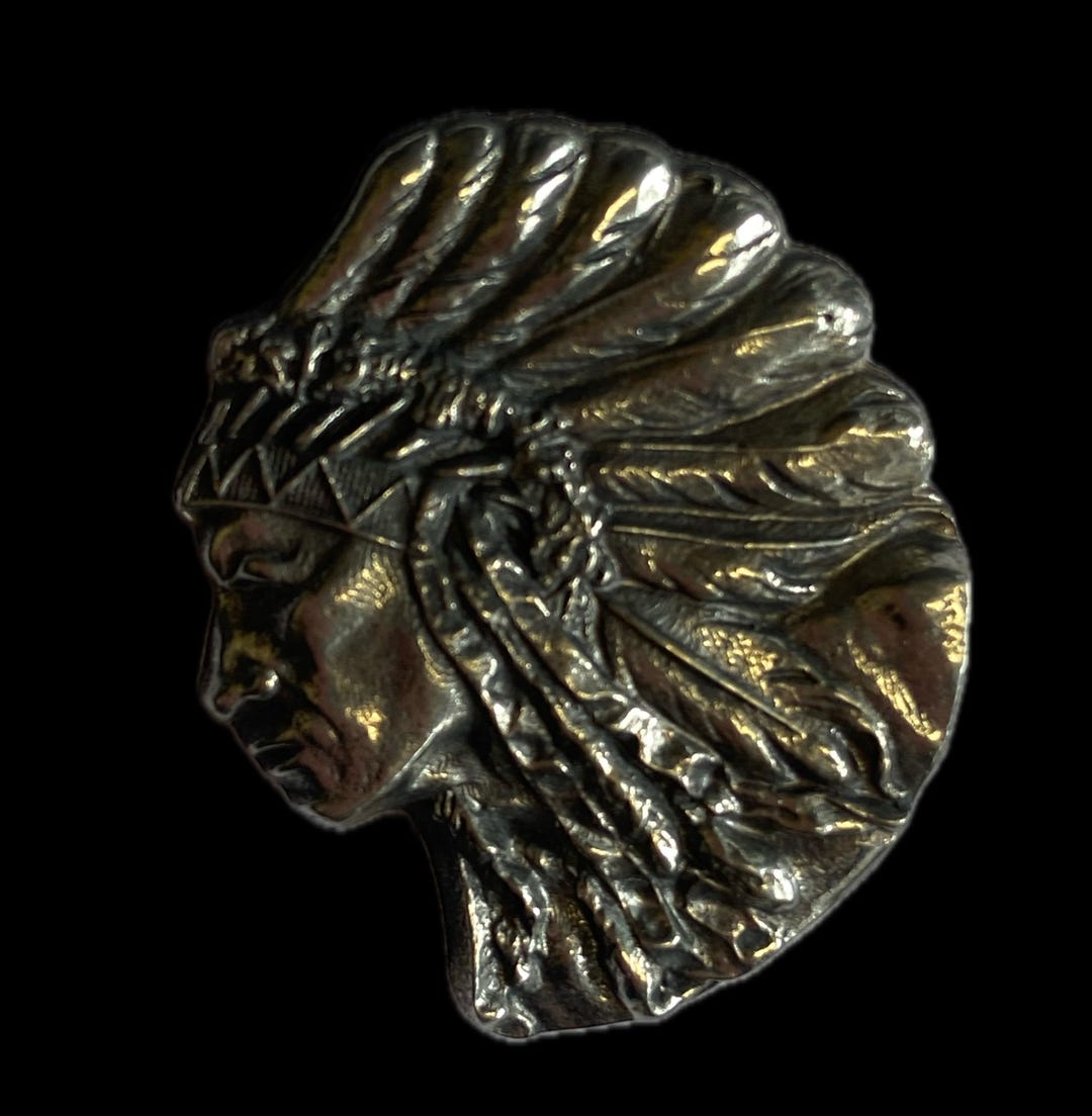 Geronimo Indian Motorcycle Medallion - Etsy