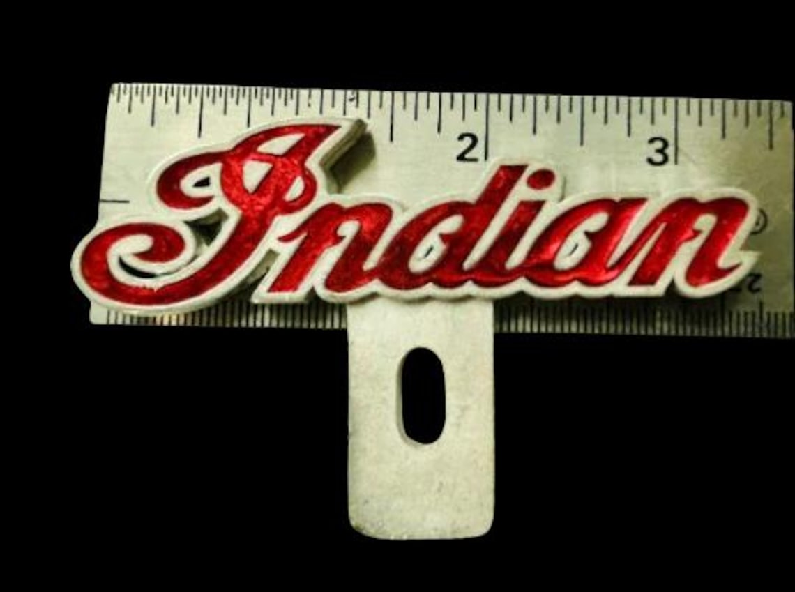 Indian Motorcycle Logo License Plate Topper With Color Fill - Etsy